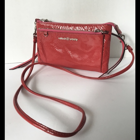 Coach | Bags | Coach Poppy Red Crossbody Purse | Poshmark